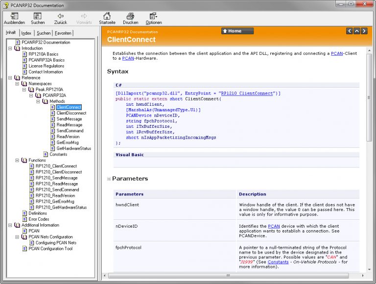 PCAN-RP1210 API - PEAK-System
